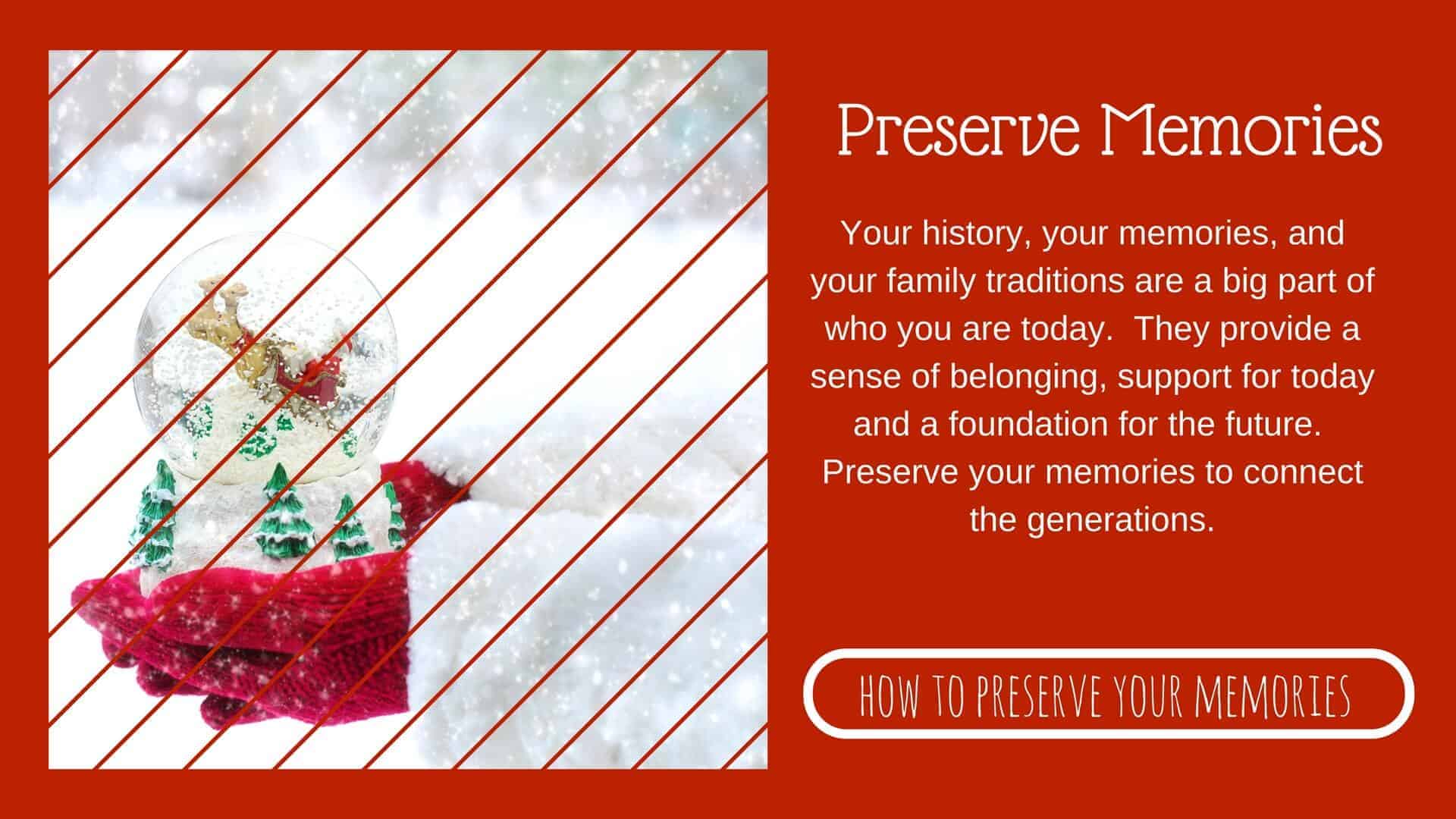 Collect Past Memories - Passing Down the Love