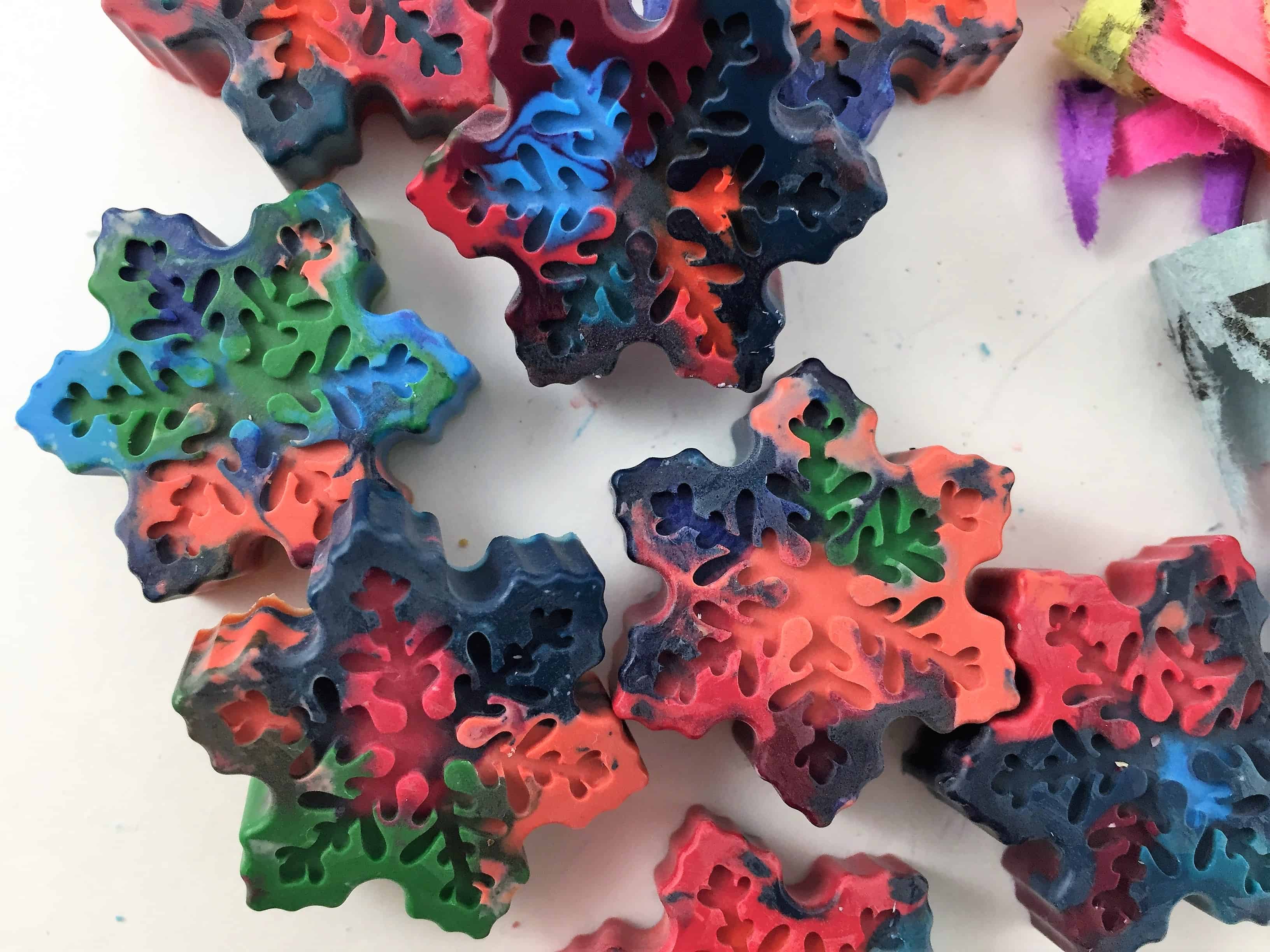 Fun with Grandma: DIY Colorful Melted Crayon Art