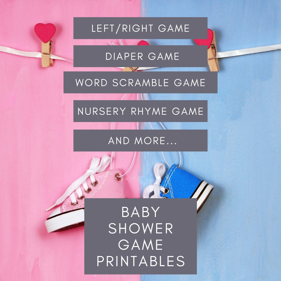 Cute Baby Shower Game Printables - Passing Down the Love